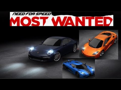 Need For Speed Most Wanted Mobile ( so carrão) - YouTube