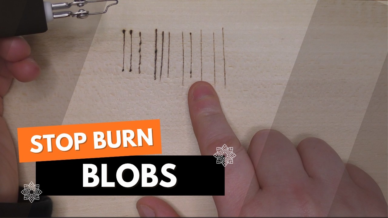 3 Easy Ways to Prevent Burn Blobs When Wood Burning - YouTube