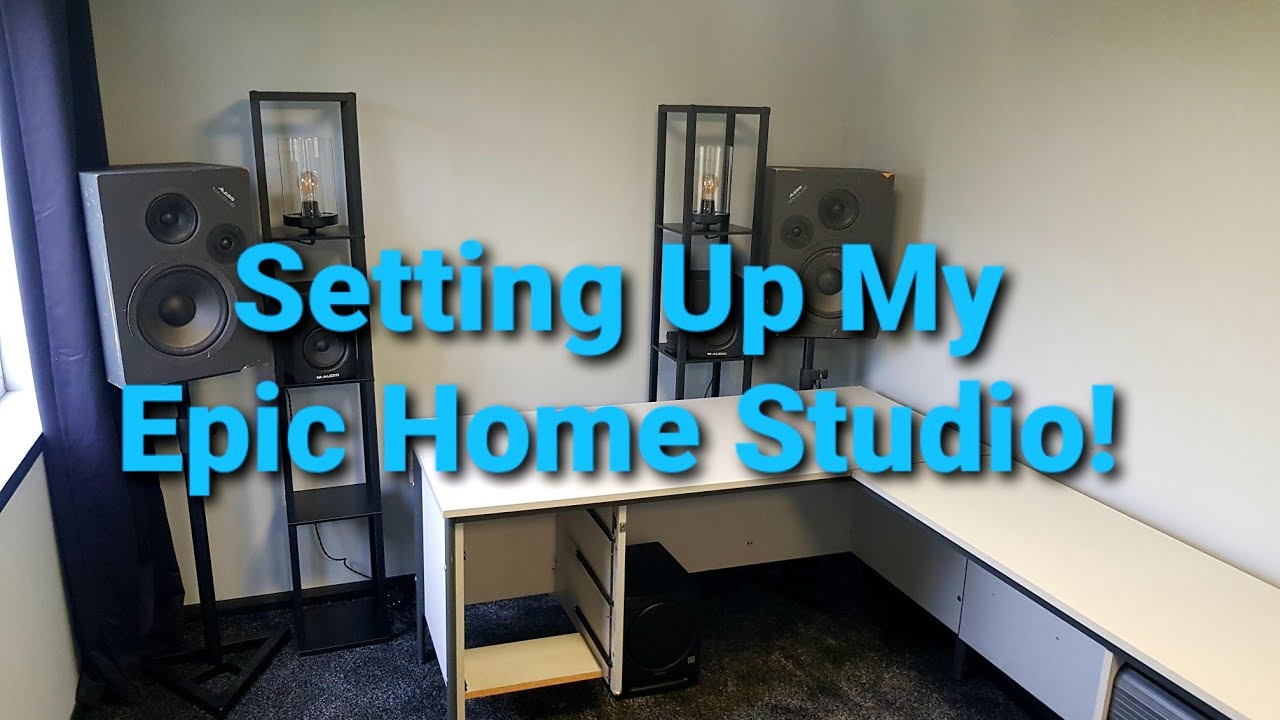 Setting Up My Epic Home Studio! P1 - YouTube