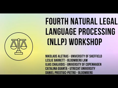 NLLP Workshop @ EMNLP 2022 - YouTube