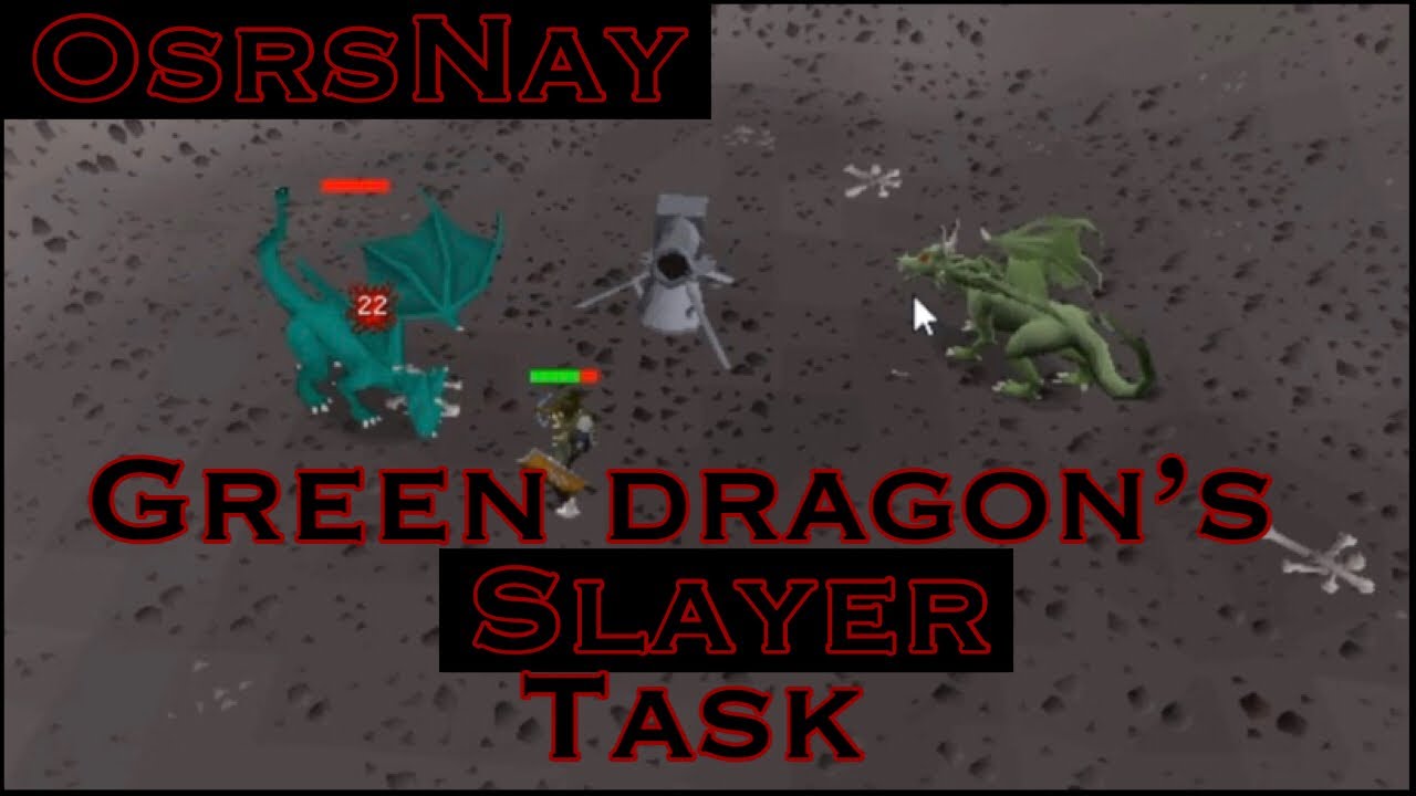 osrs green dragon slayer task - YouTube