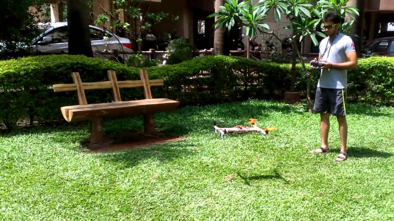 H frame quadcopter - YouTube