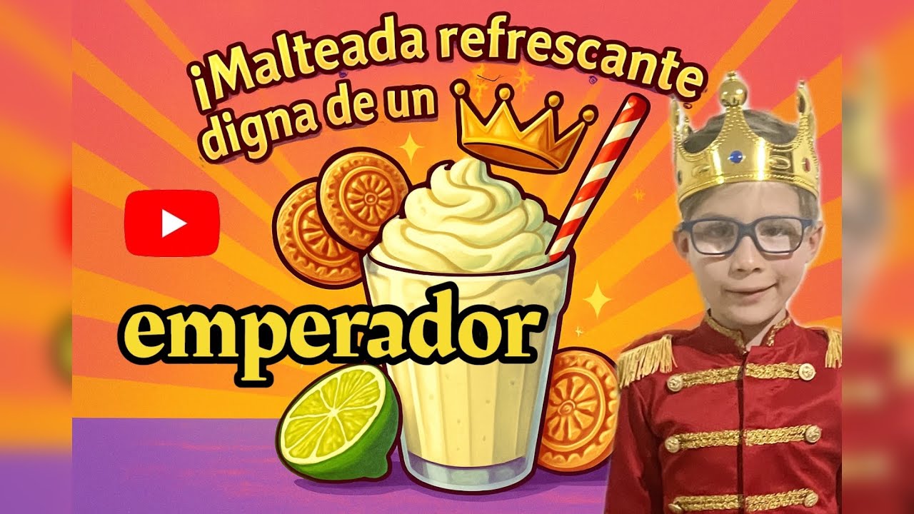 🍦 La malteada de MOCTEZUMA: Receta con galletas Emperador 🍪🌋 - YouTube