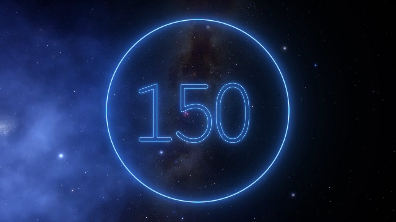Neon timer 150 seconds (countdown) - YouTube