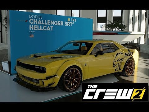 THE CREW 2 - DODGE CHALLENGER SRT HELLCAT - CUSTOMIZATION AND TESTDRIVE ...