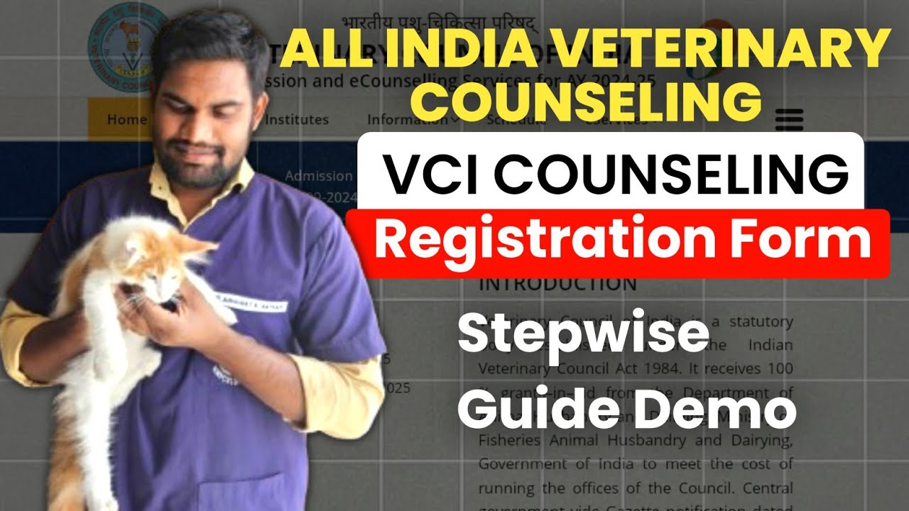 VCI Counseling Registration Form Demo | Veterinary Counseling ...