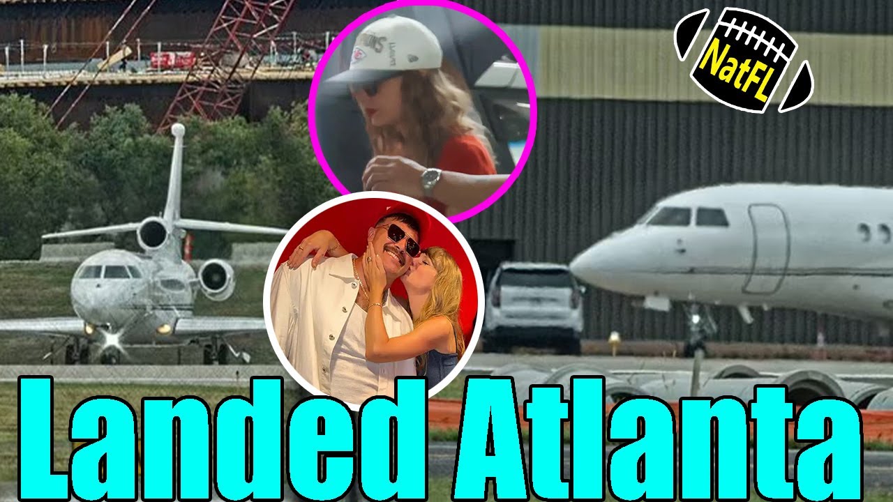 Taylor Swift landed in Atlanta to cheer on Travis Kelce at Sunday's ...