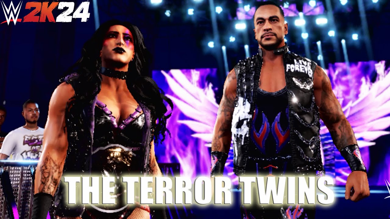 The Terror Twins , Rhea Ripley & Damian Priest Updated Look & Attire ...