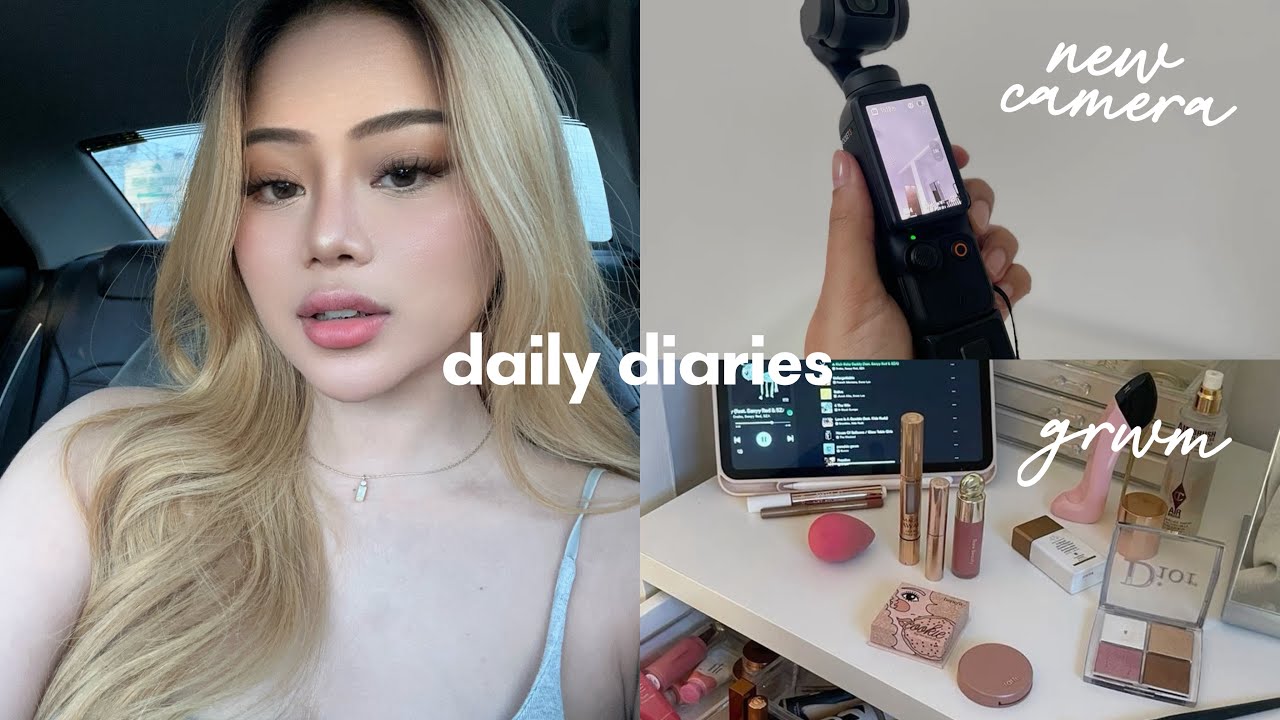 DAILY DIARIES 🎀༘⋆ bought new camera, updated makeup + girl chat, new ...