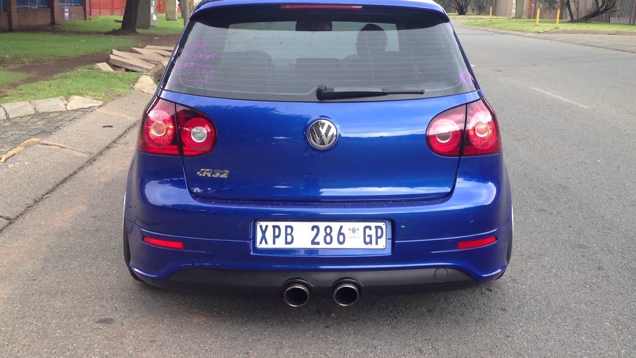 Golf R32 - Milltek Non resonated exhaust - YouTube