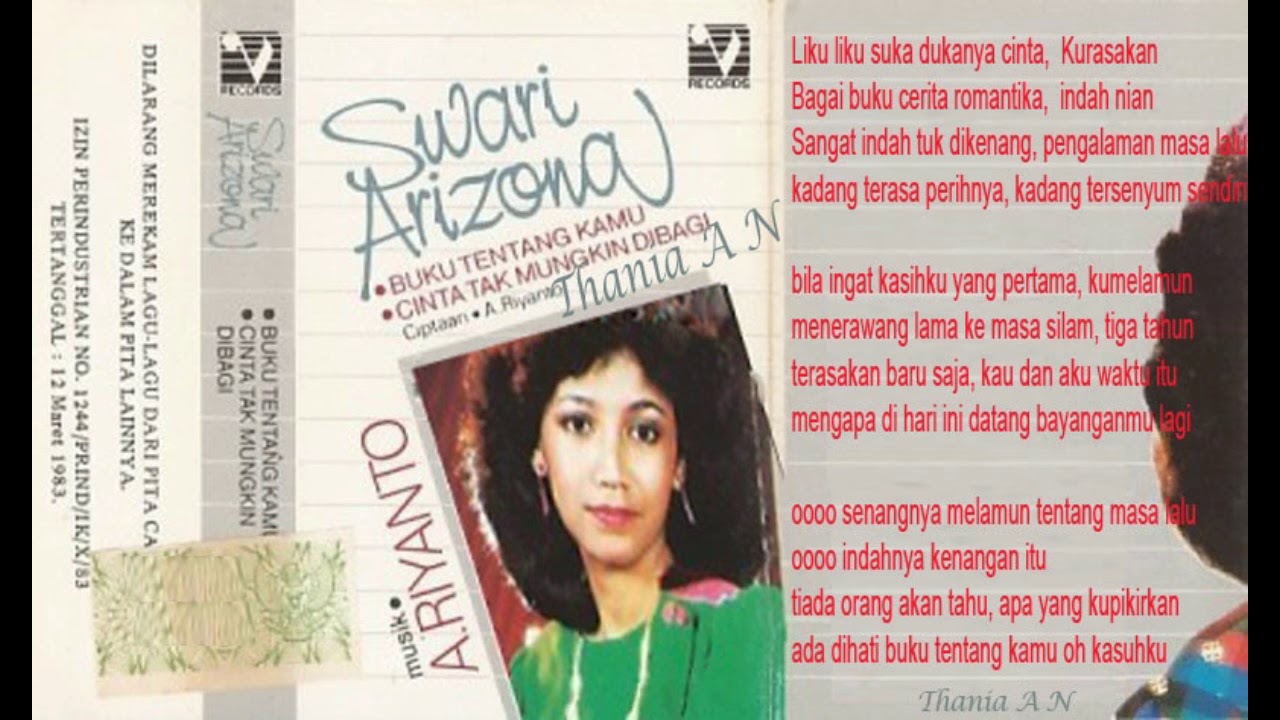 Swari Arizona ~ Buku Tentang Kamu ( A Riyanto )1980 - YouTube