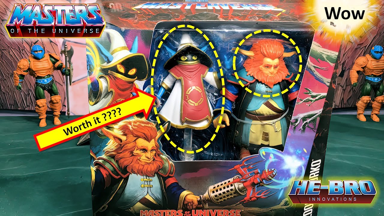 Worth It Gwildor And Orko 2 Pack Masters Of The Universe Revolution Youtube