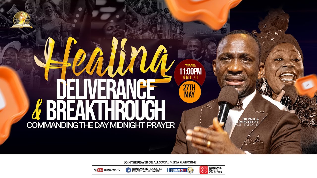 COMMANDING THE DAY MIDNIGHT PRAYER || HEALING, DELIVERANCE AND ...