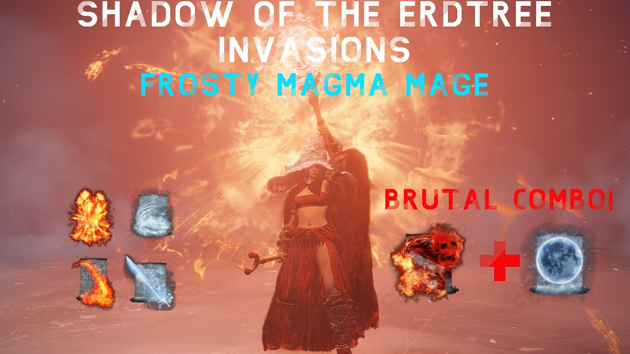 Elden Ring DLC PvP Invasions - Frosty Magma Mage - YouTube