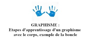 GRAPHISME : Étapes d'apprentissage d'un graphisme avec ... | Doovi