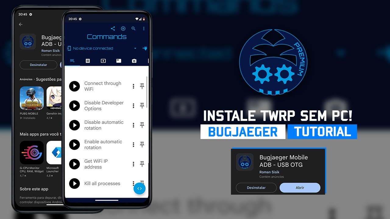 📱INSTALE O TWRP RECOVERY NO SEU ANDROID SEM PC! Bugjaeger - YouTube