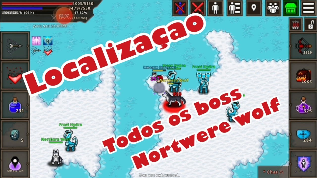 Lawl mmorpg 2D - Localizaçao De Todos Os Boss Northwere Wolf - YouTube