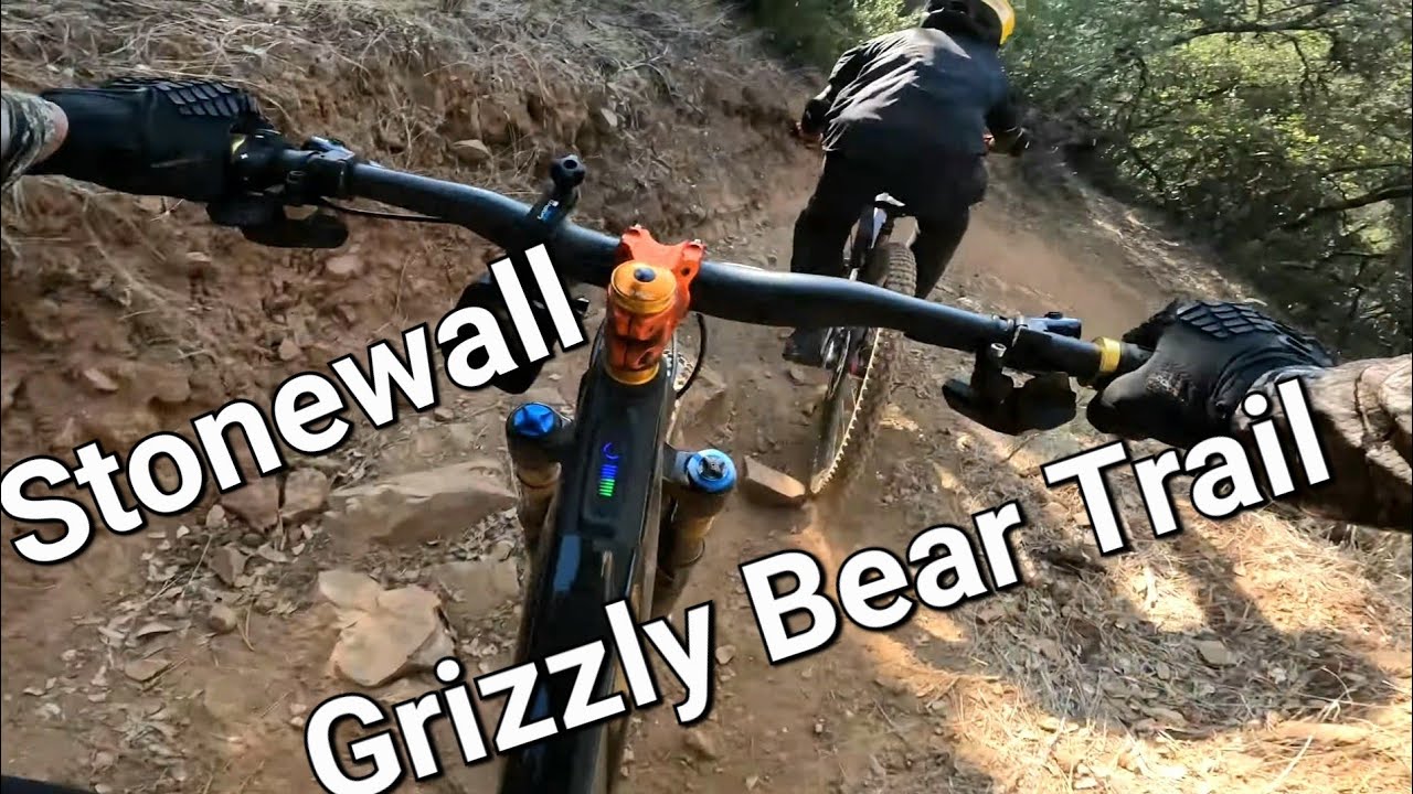 Stonewall and Grizzly Bear Trail - Auburn Mountain Biking - YouTube