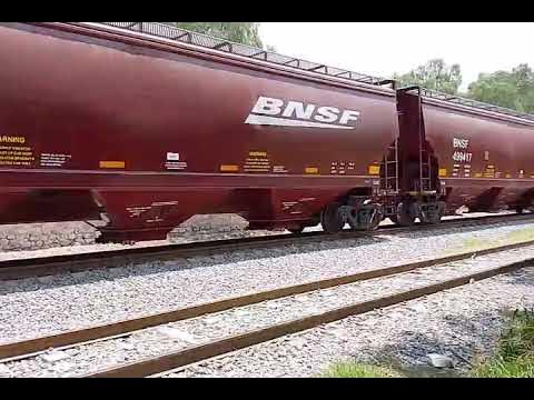 RMXTO FXE 4643 CEGX 4478 con flete nuevo BNSF - YouTube