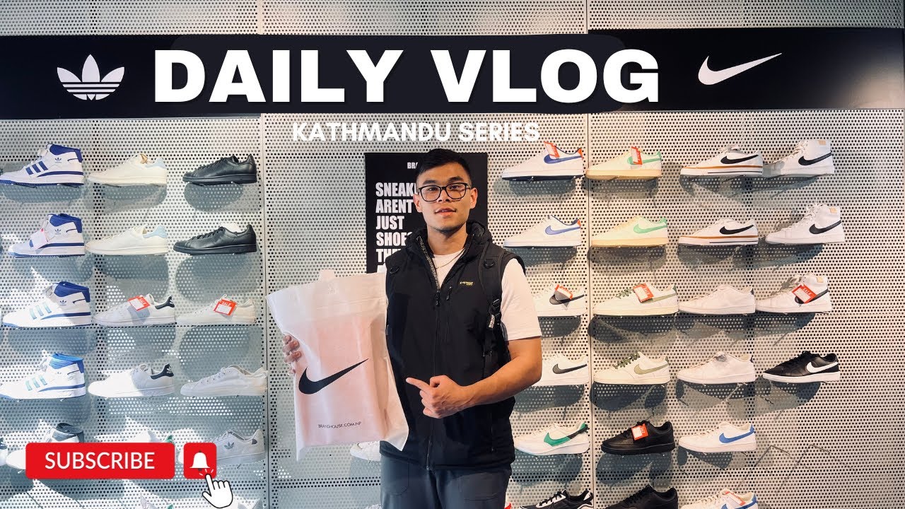 BUYING 18K WORTH NIKE AIRMAX ALPHA 5 IN NEPAL | MY BEST FRIEND HAD TO ...