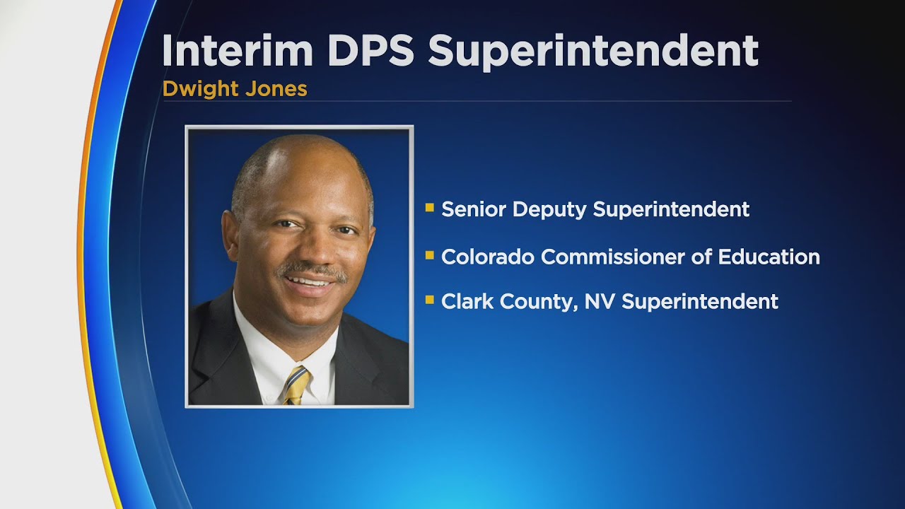 DPS Board Names Dwight Jones As Interim Superintendent - YouTube
