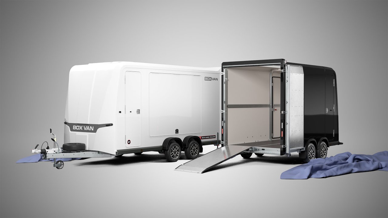 Brian James Trailers - BOX VAN - YouTube
