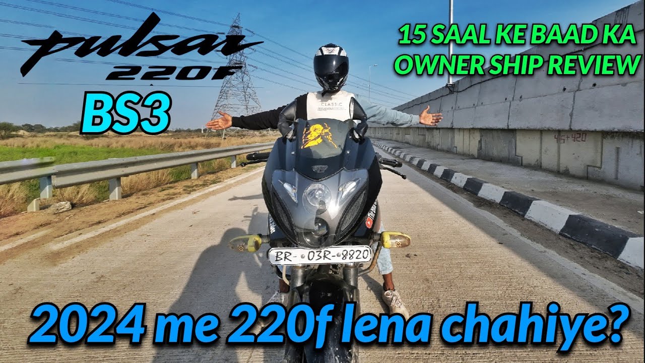 bajaj pulsar 220f bs3 owner ship review in 2024 | #pulsar220f - YouTube