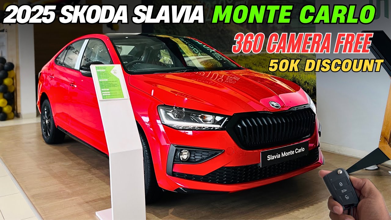 2025 Skoda Slavia Monte Carlo Anniversary Edition ️ 360 Camera Full ...