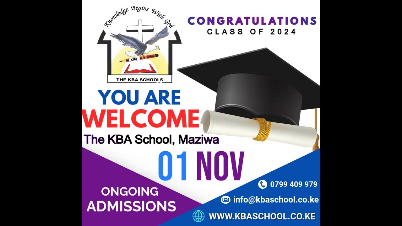THE KBA SCHOOL MAZIWA CAMPUS GRADUATION - YouTube