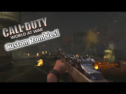 Town Custom Zombies Wall Weapons Only challenge (WaW) - YouTube