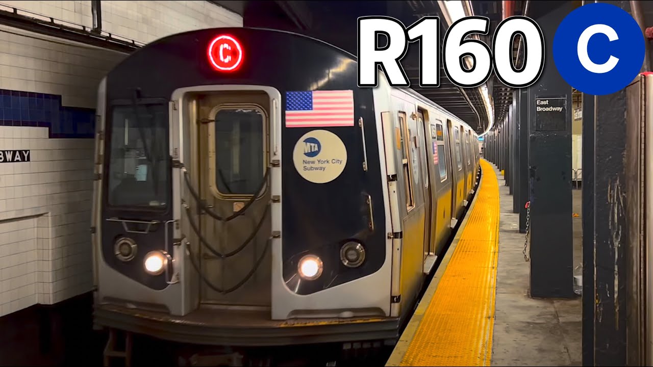 ⁴ᴷ⁶⁰ More Footage of the R160s Running on the C Line (2023) - YouTube