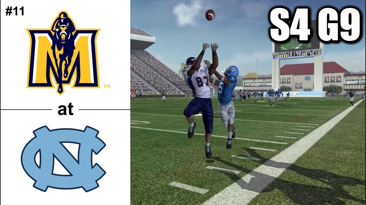 #11 Murray State at North Carolina - S4 G9 - NCAA Football 06 Dynasty ...