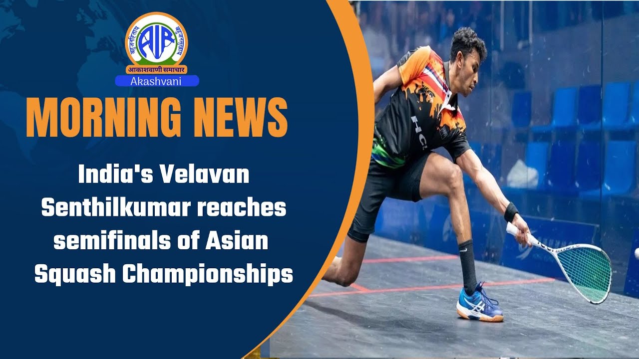 India's Velavan Senthilkumar reaches semifinals of Asian Squash ...