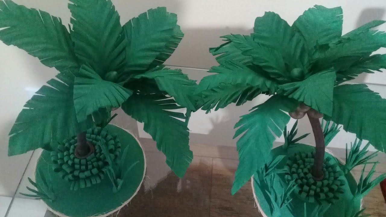 MINI COQUEIRO DE EVA BEM FÁCIL - YouTube