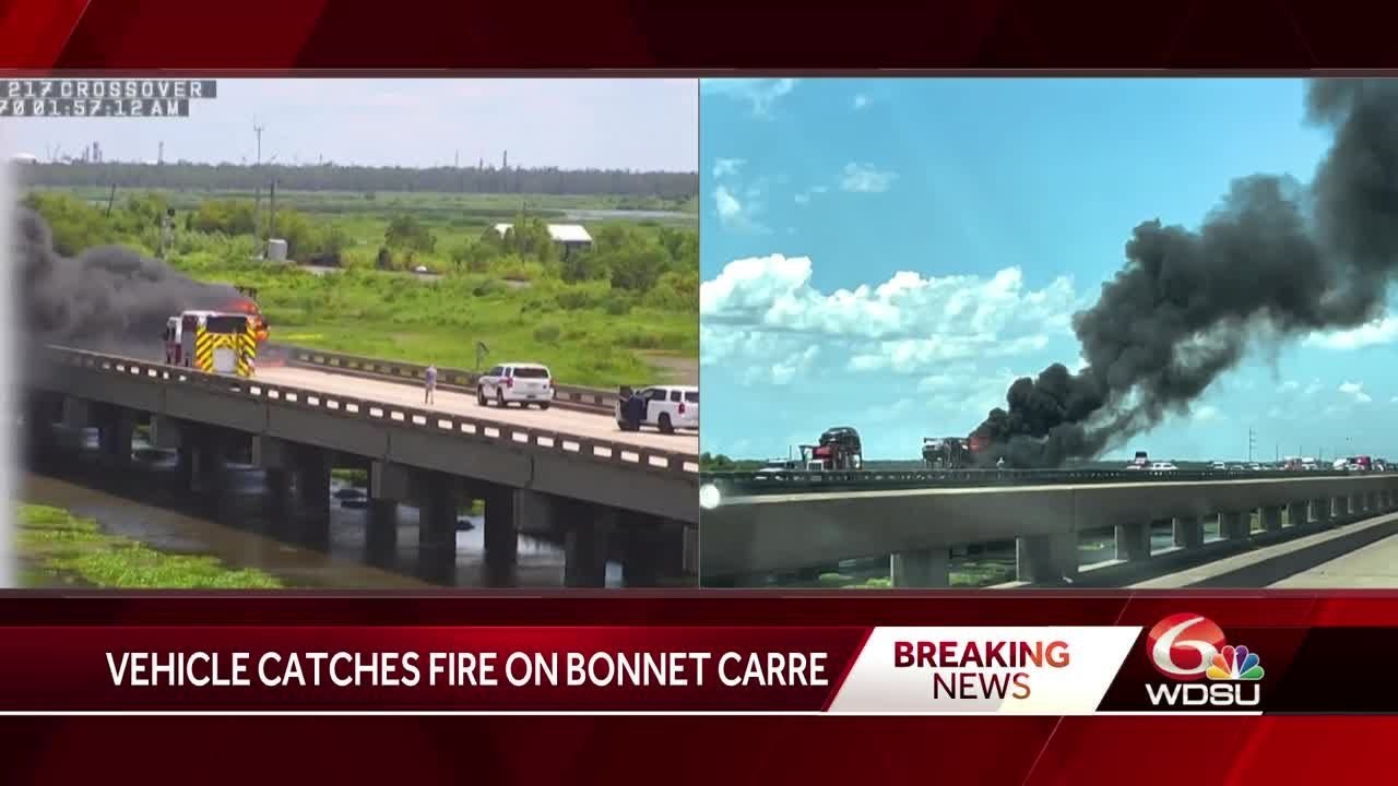 Bonnet Carre Spillway closure still affecting traffic - YouTube