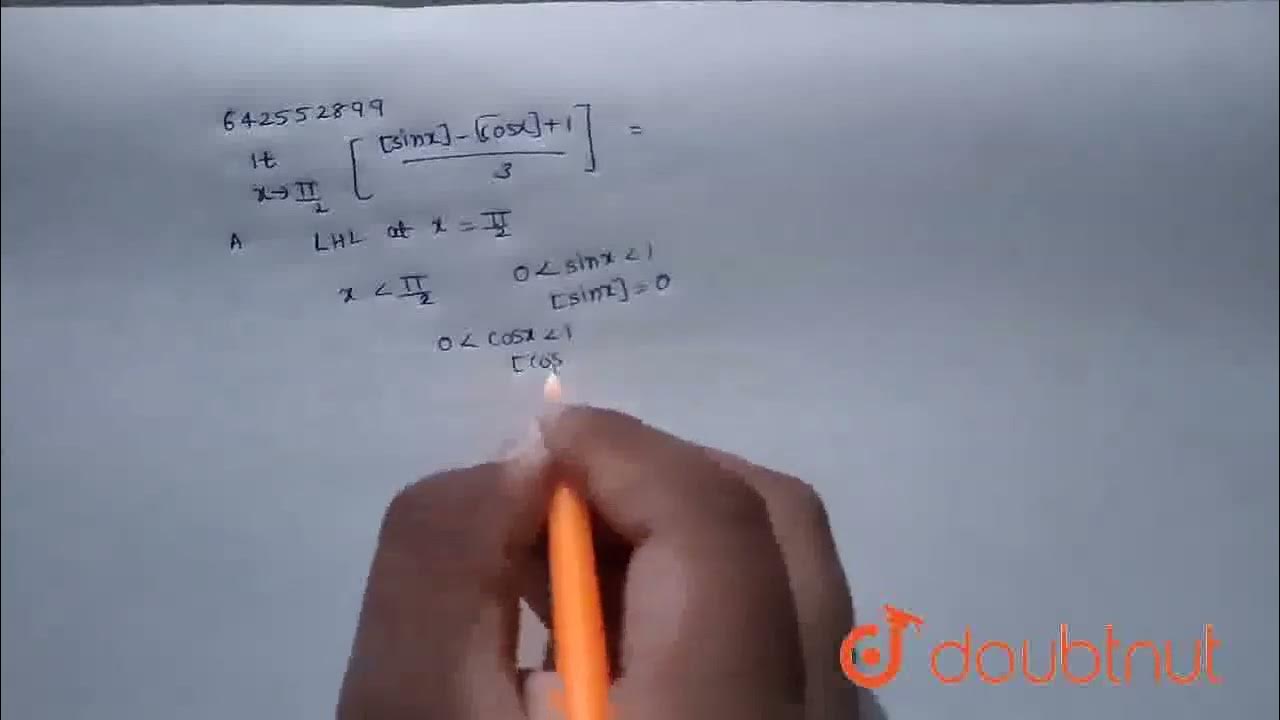 lim-x-pi-2-sinx-cosx-1-3-where-denotes-the