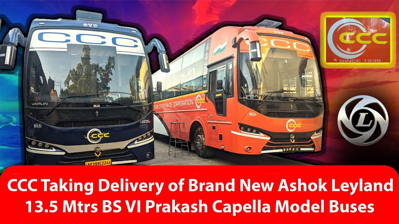 CCC Taking Delivery of Brand New Ashok Leyland 13.5 Mtrs Prakash ...