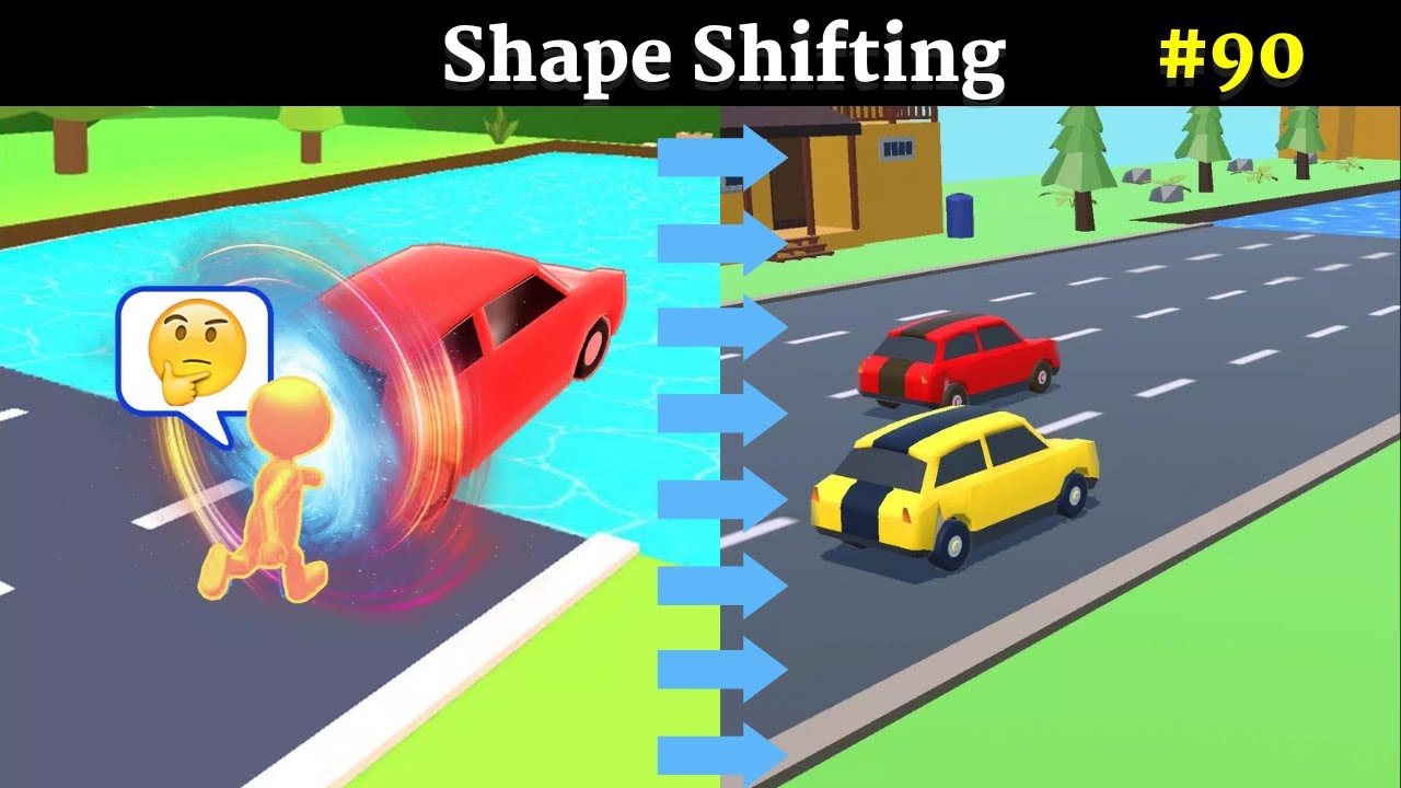 Shape-Shifting All Levels Walkthrough 🚁💥🚌 (Mobile Gameplay) - YouTube