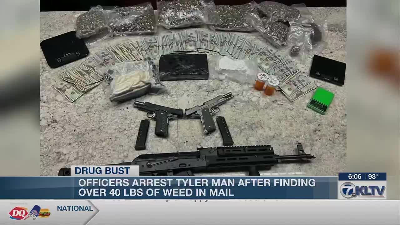 Lindale police intercept 40-pound marijuana package that leads to ...