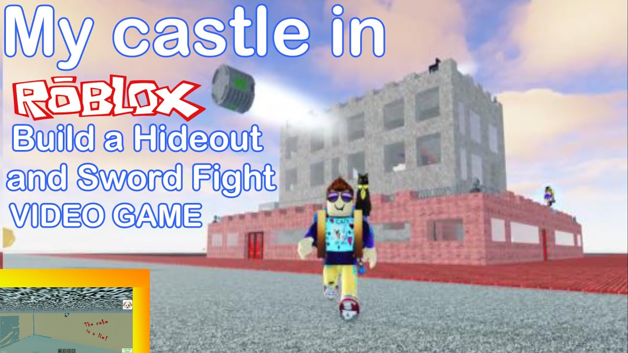 My castle in Build a Hideout and Sword Fight (Roblox game) - YouTube