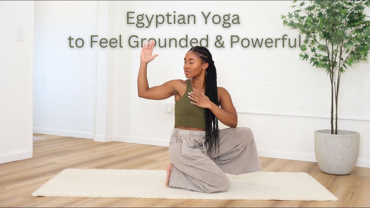 Black History Yoga Flow | Ancient African Kemetic Yoga - YouTube