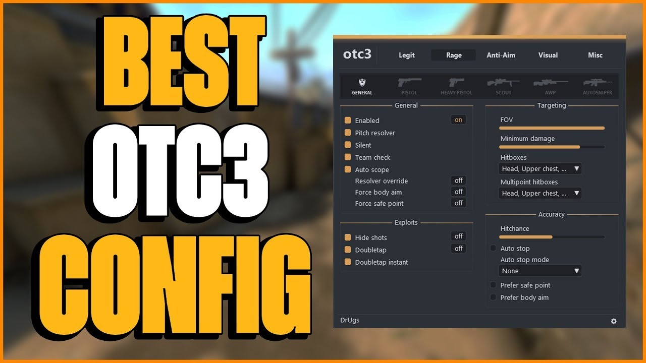 New Best OTC3 Config Taps Onetap V4 - YouTube