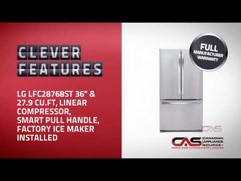 LG LFC28768ST French Door Refrigerator - YouTube