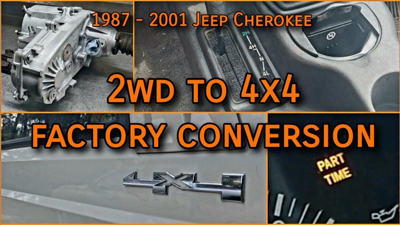 Jeep Cherokee: 2wd to 4x4 Swap: Everything You Need to Know to Install ...