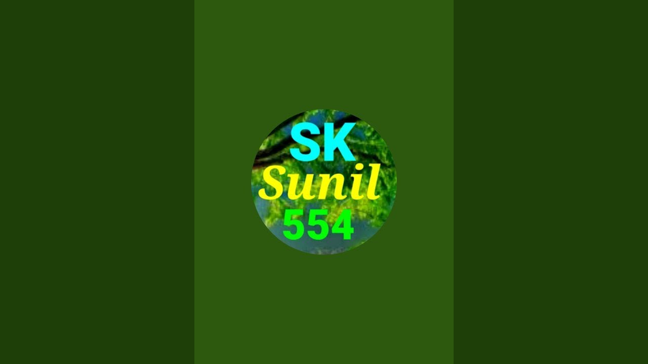 SK Sunil 554 is live! - YouTube