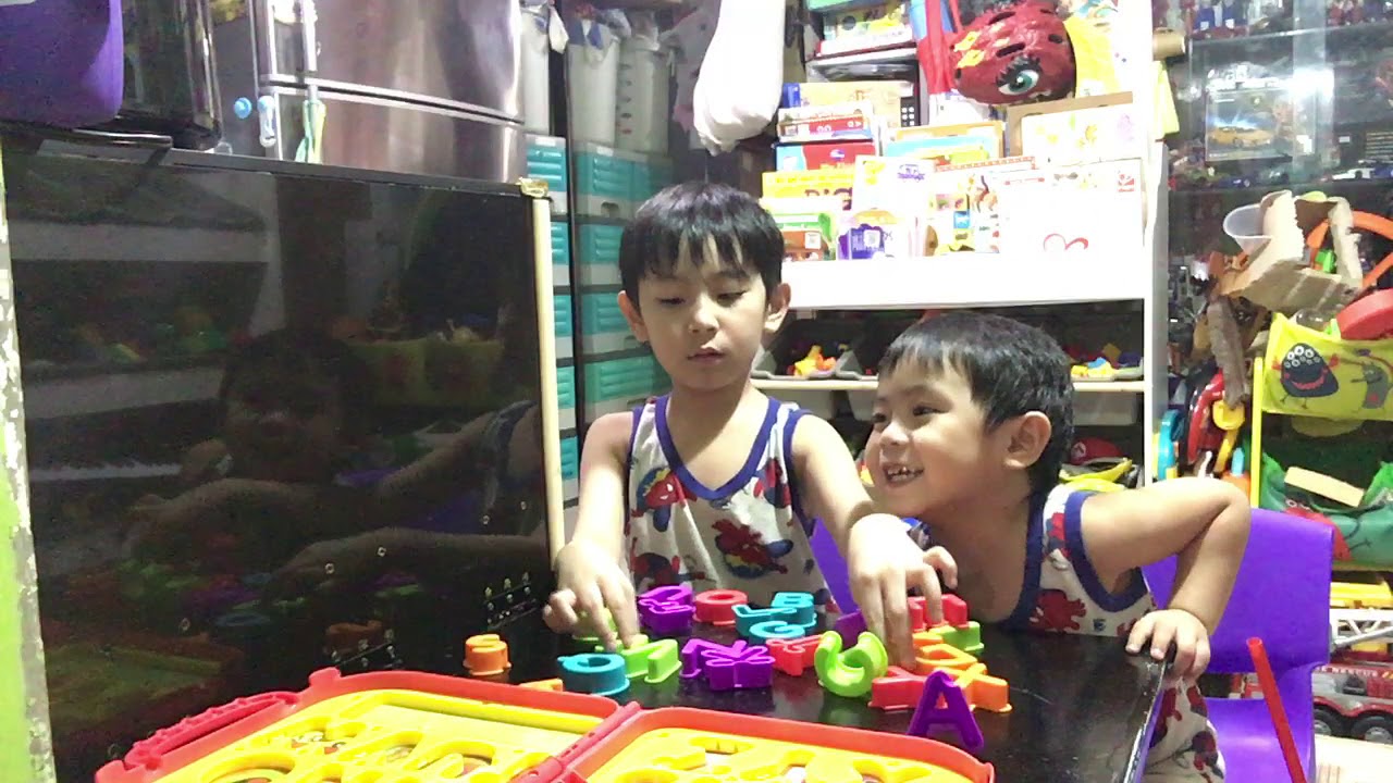 Home Therapy - Stacking Elmo Alphabet - YouTube