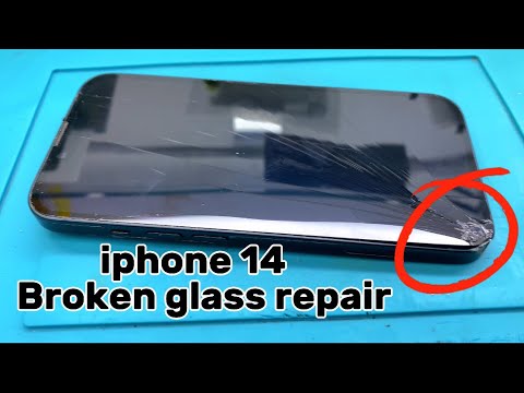 How i Restore Destroyed iphone 14 Cracked Screen Glass…. - YouTube