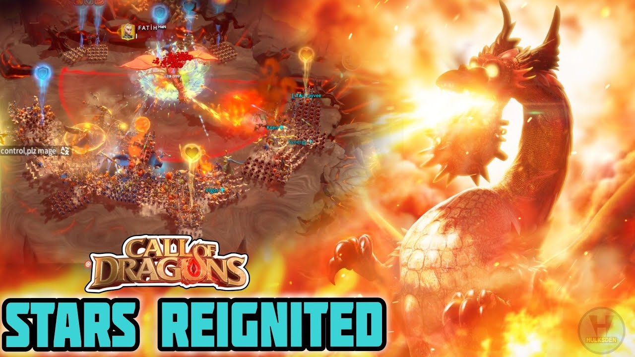 Call of dragons - Elite flame dragon Capture | STARS REIGNITED S1 ...