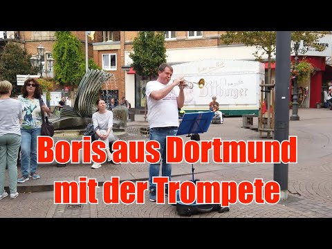 Boris aus Dortmund mit der Trompete - YouTube