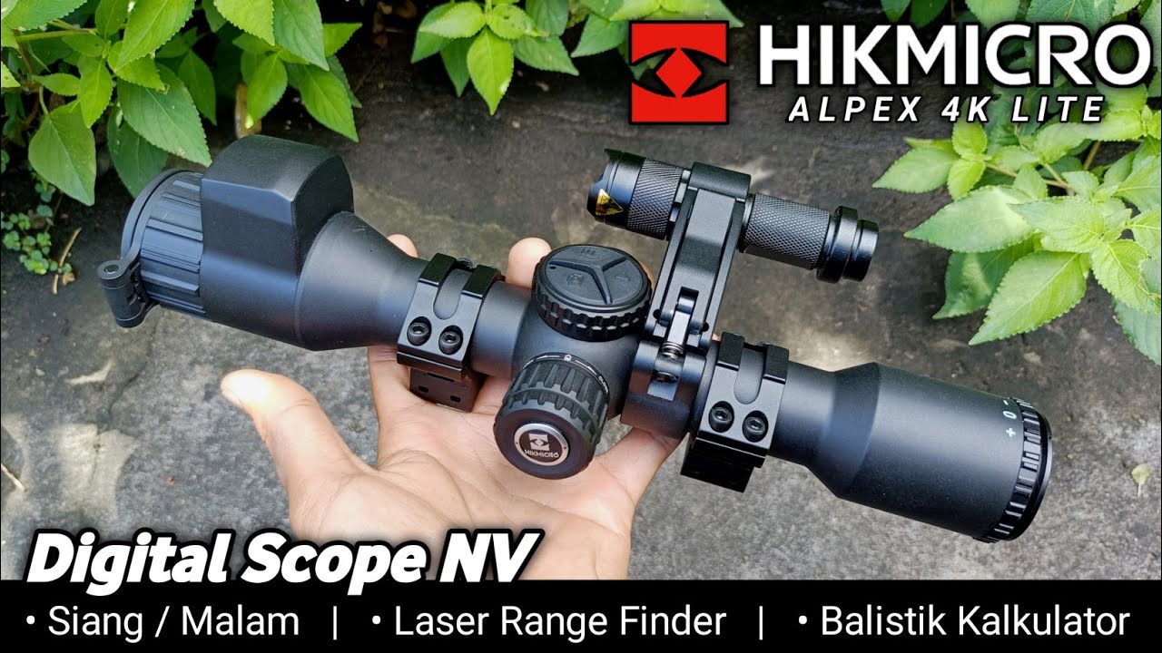 Review Digital Scope NV HICMICRO ALPEX 4K LITE - YouTube